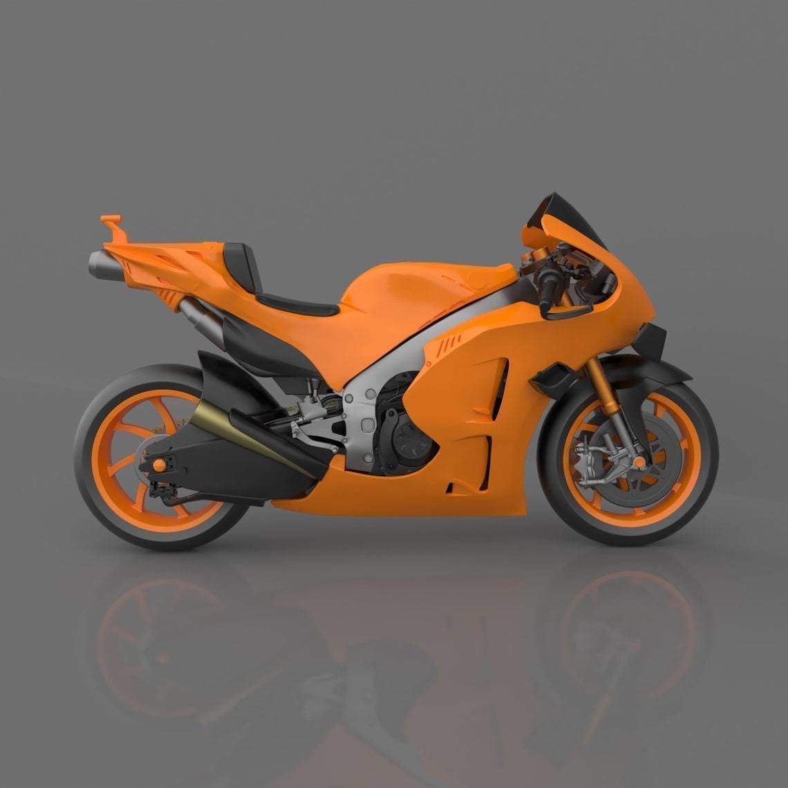 REPSOL RC213V MOTOGP RACING 2021 READY TO PRINT STL FILE 3D model 3D ...