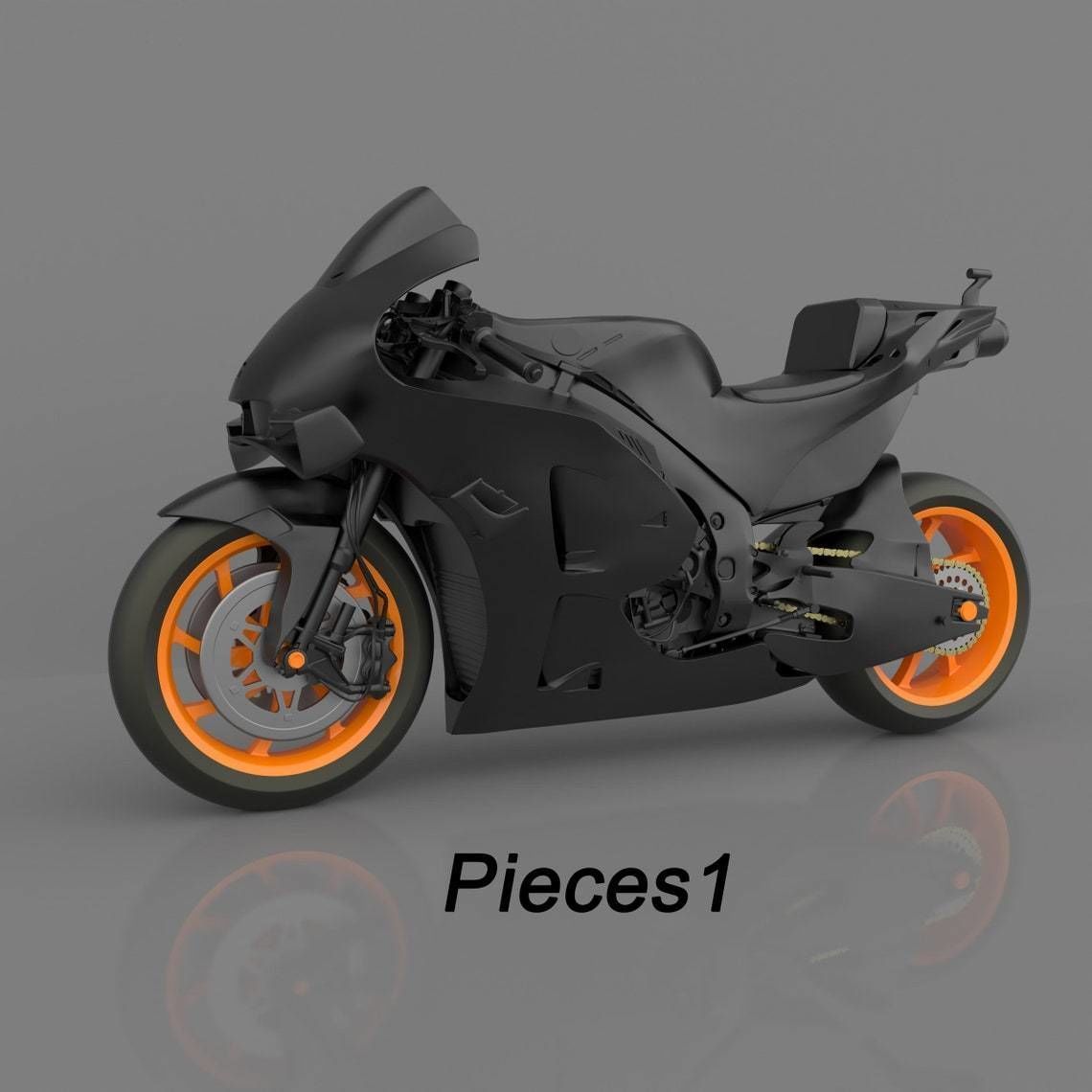 REPSOL RC213V MOTOGP RACING 2021 READY TO PRINT STL FILE 3D model 3D ...