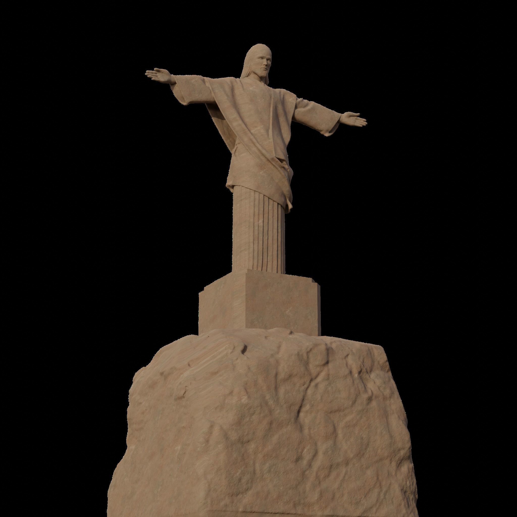 STATUE OF CHRIST THE SAVIOR 3D model 3D printable | CGTrader