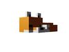 3D model Minecraft Sleeping Fox VR / AR / low-poly | CGTrader