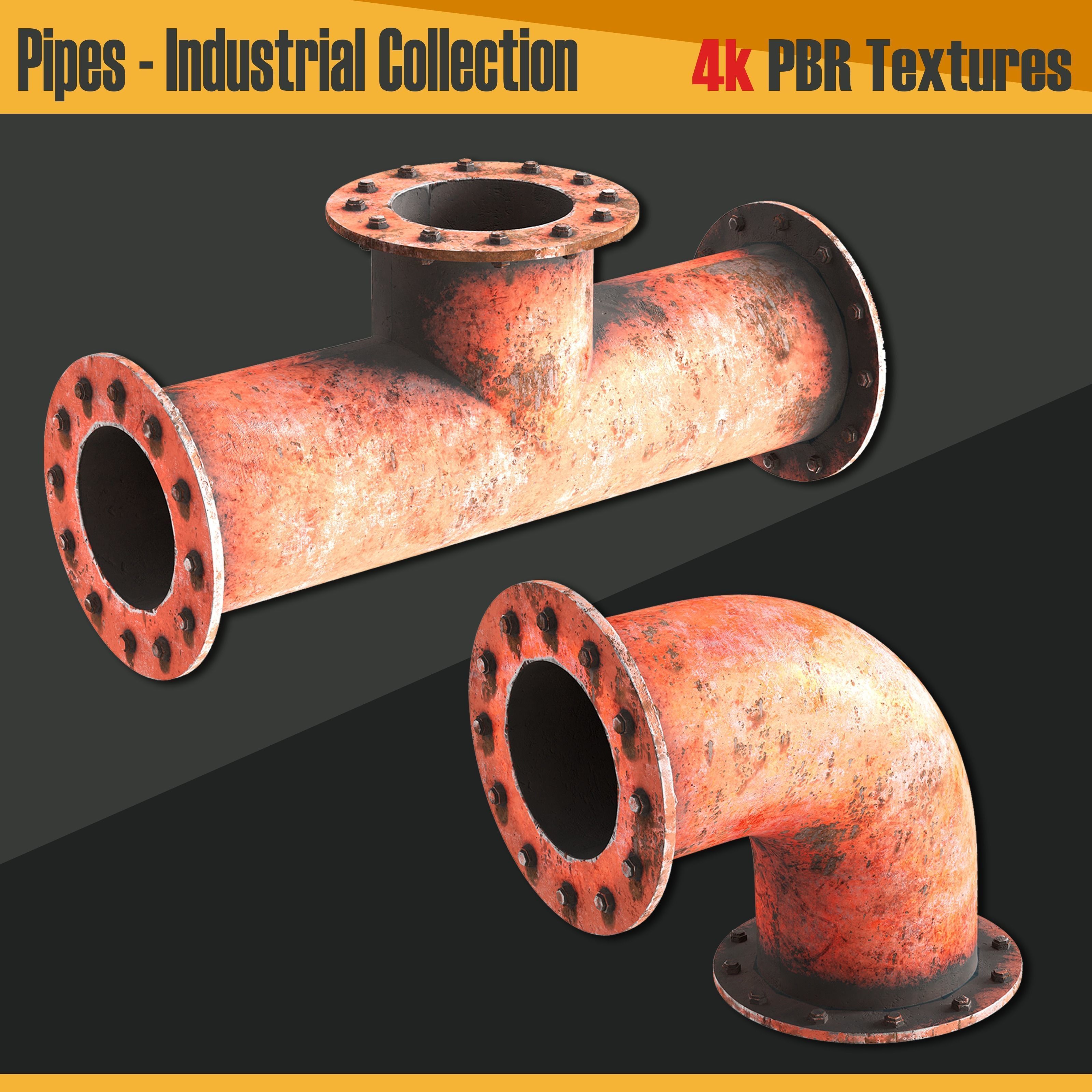 Pipes - Industrial Collection 3D model | CGTrader