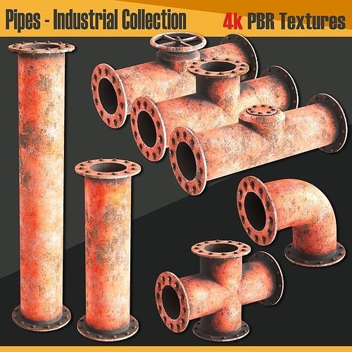 Pipes - Industrial Collection 3D model | CGTrader