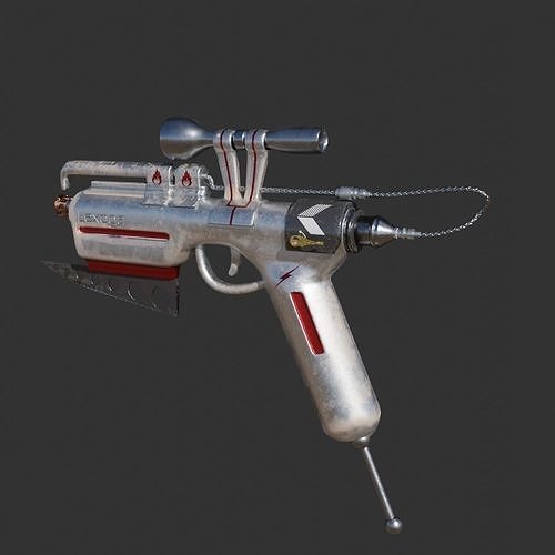 3D model Fire Pistol VR / AR / low-poly | CGTrader