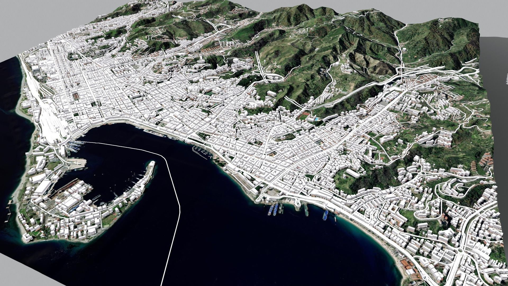 Cityscape Messina Italy 3D model | CGTrader