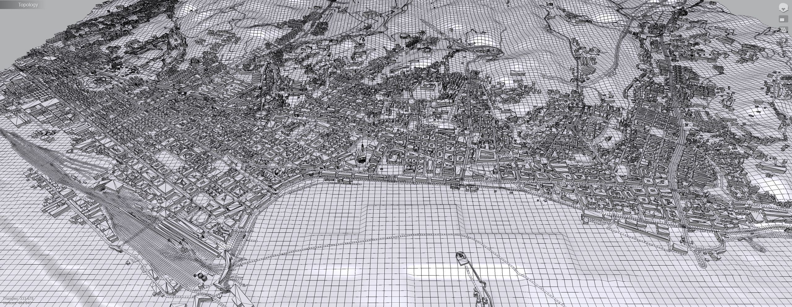 Cityscape Messina Italy 3D model | CGTrader
