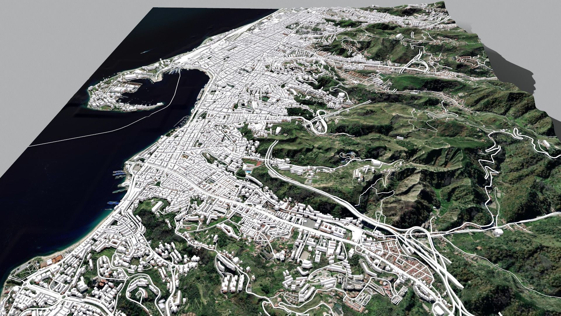 Cityscape Messina Italy 3D model | CGTrader