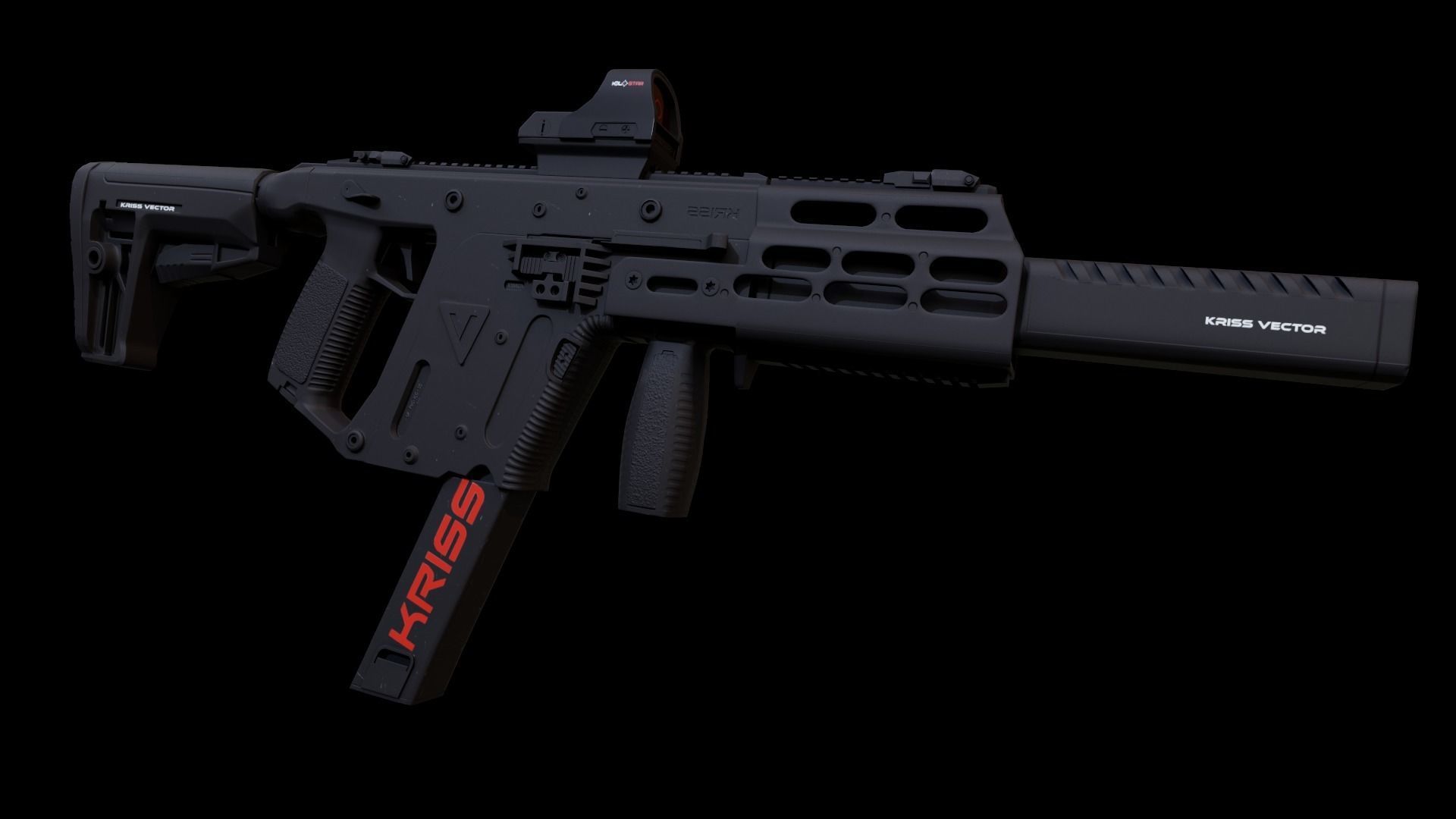 3D model Kriss Vector Gen 5 CRB VR / AR / low-poly | CGTrader