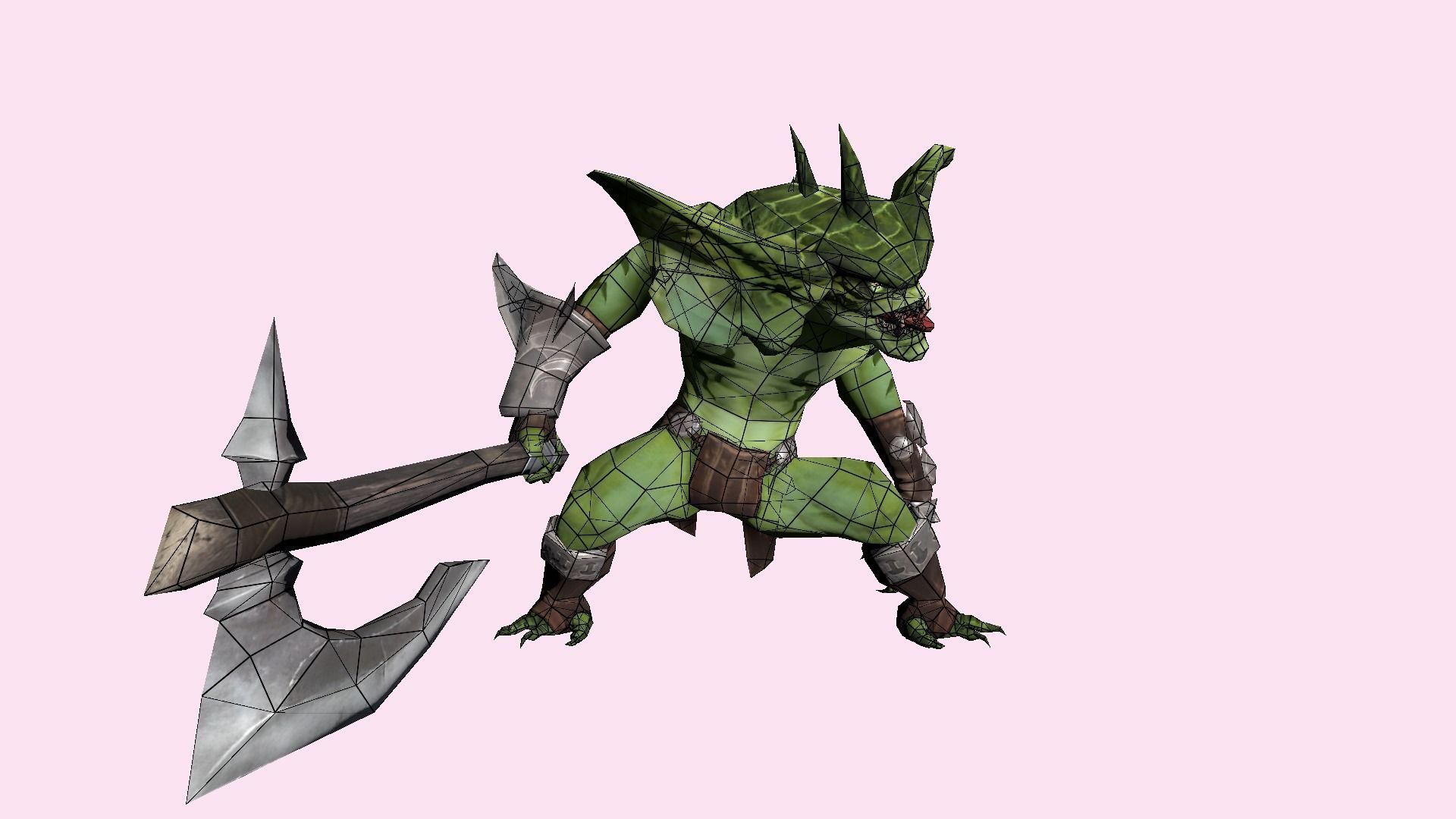 3D model Fantasy Goblin VR / AR / low-poly | CGTrader