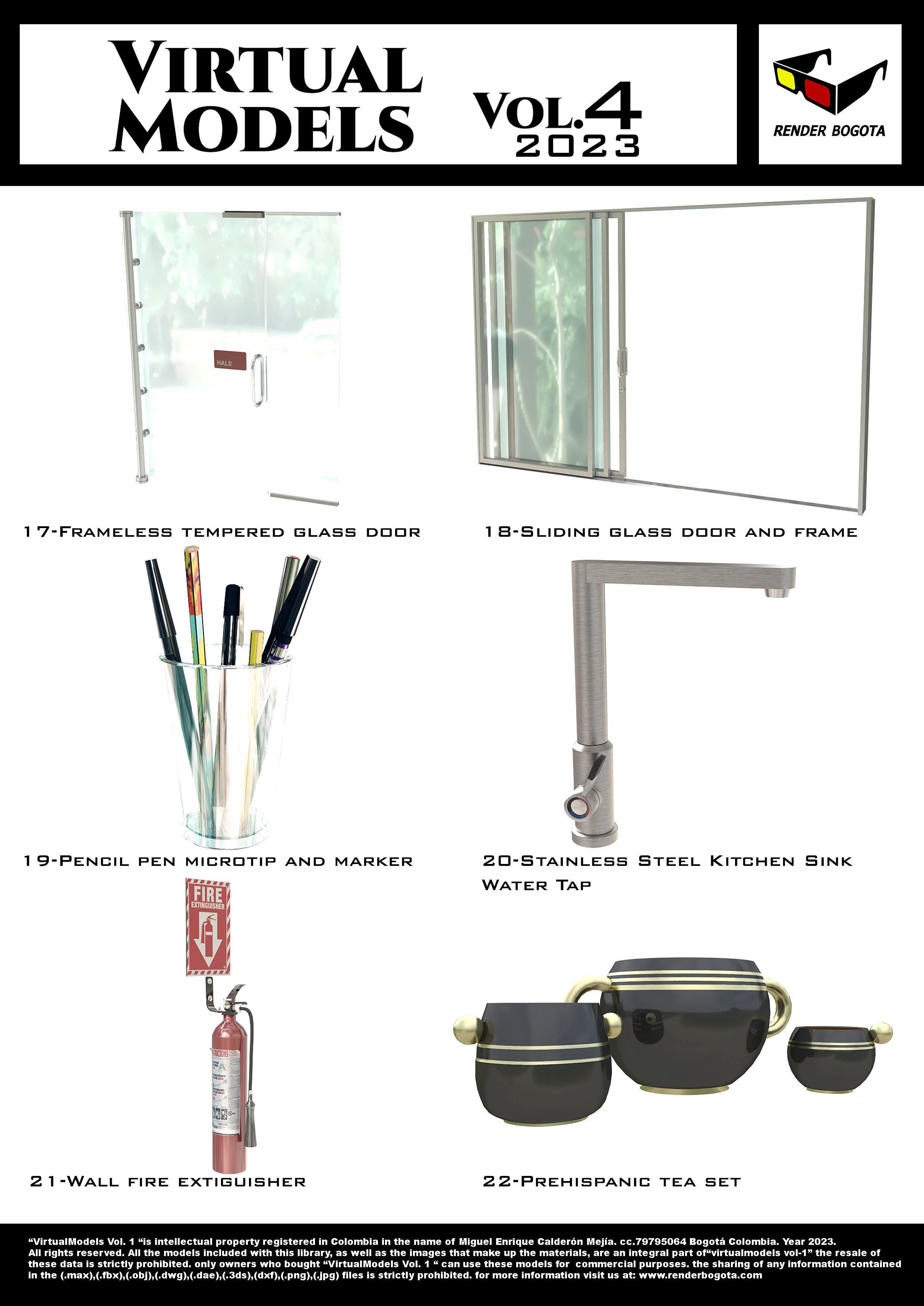 Virtual Models Vol-4 3D model | CGTrader