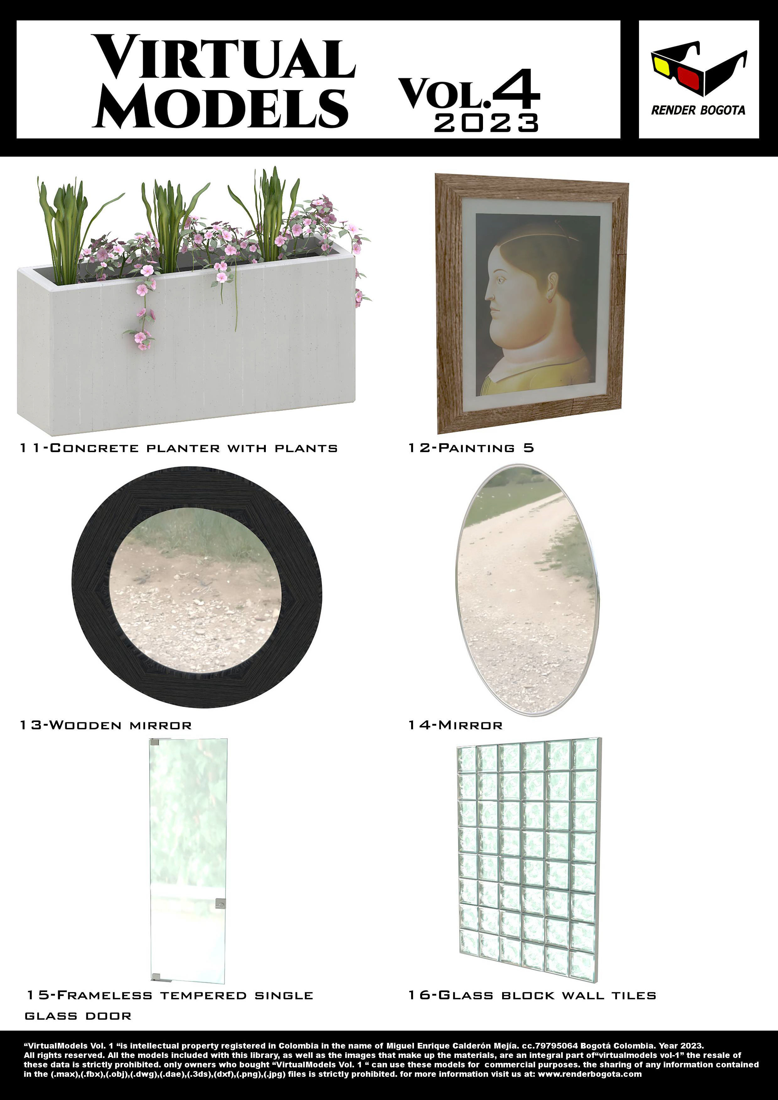 Virtual Models Vol-4 3D model | CGTrader