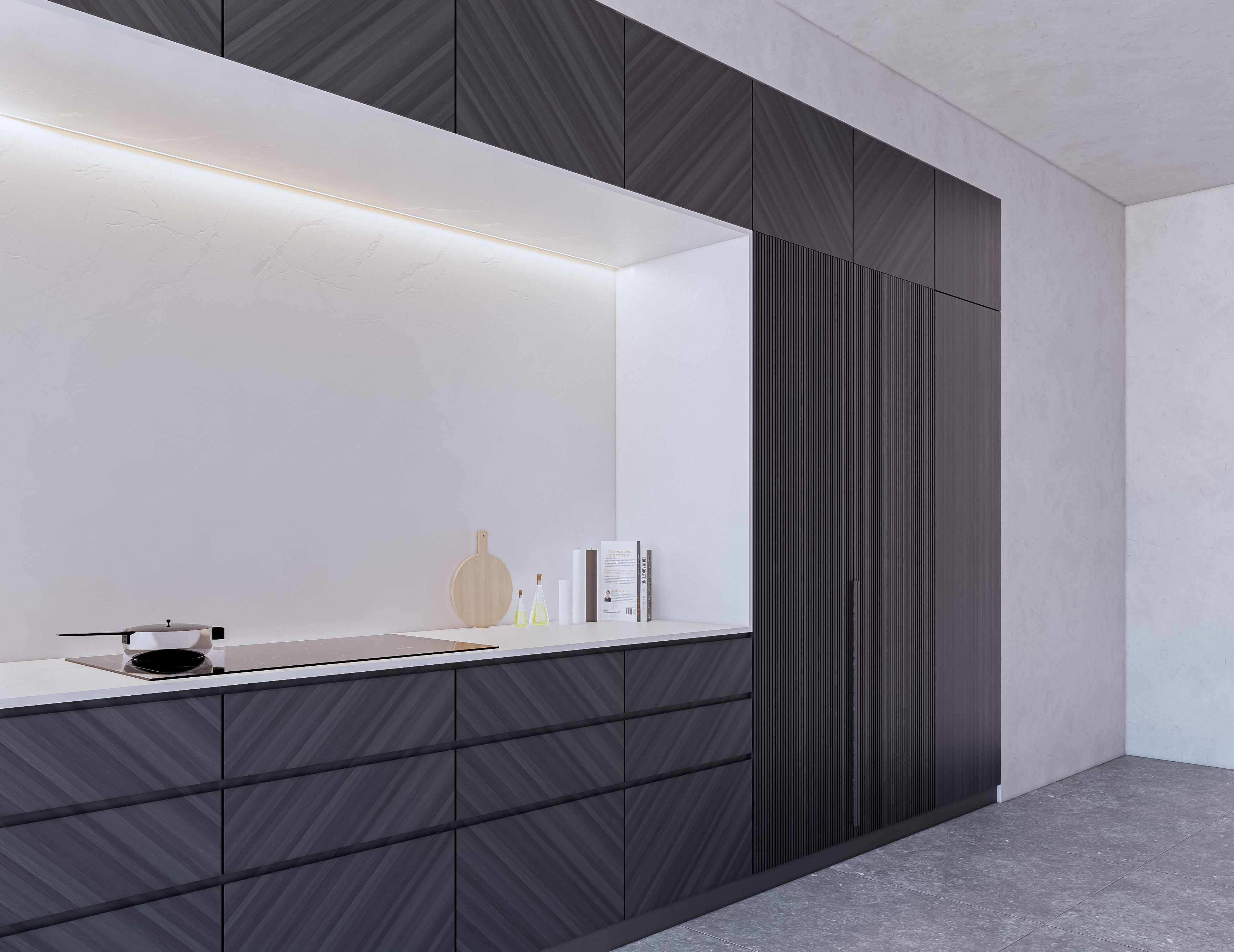 3D model Modern Kitchen Created in Revit 14 VR / AR / low-poly | CGTrader