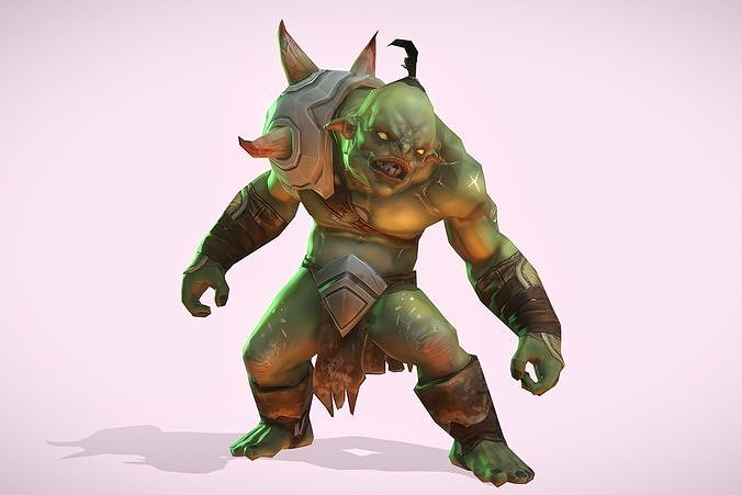 3D model Fantasy Small Orc VR / AR / low-poly | CGTrader