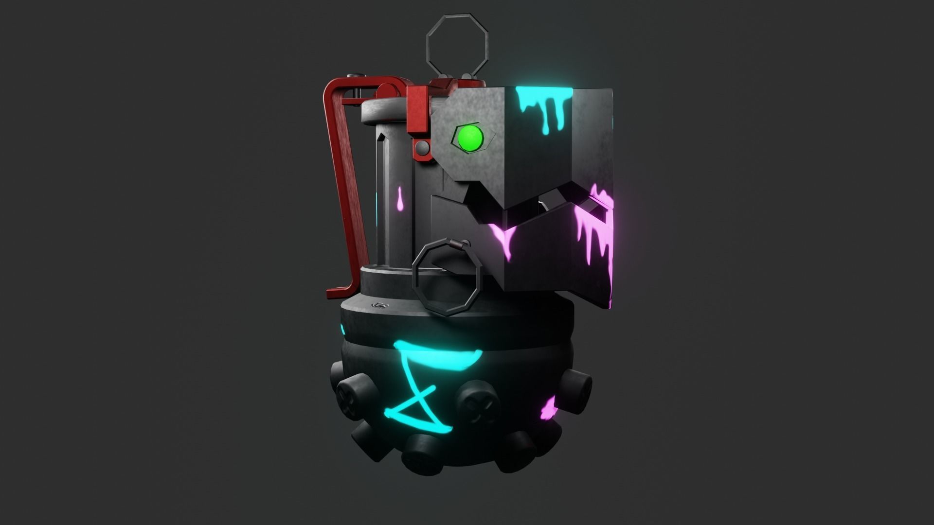 Grenade Jinx 3D model | CGTrader