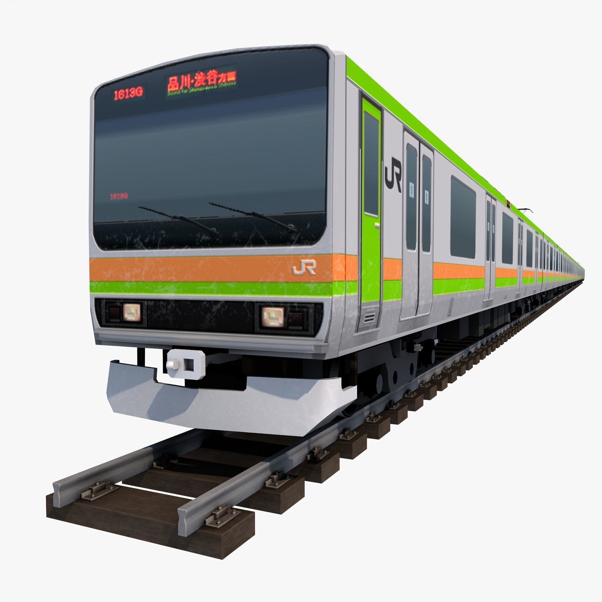 3D model JR East E231 Train Series Tokyu Japan Railway VR / AR / low-poly | CGTrader