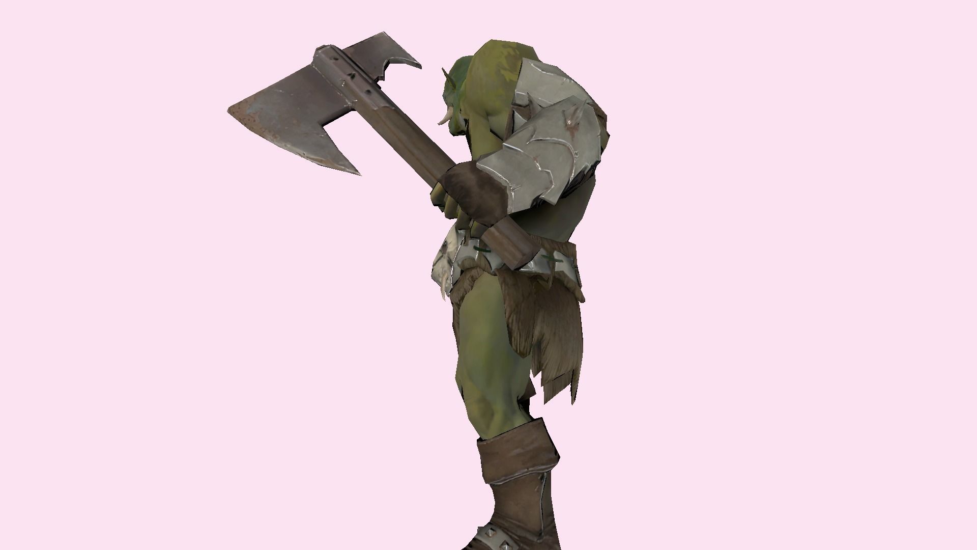 3D model Fantasy Warrior Orc 1 VR / AR / low-poly | CGTrader
