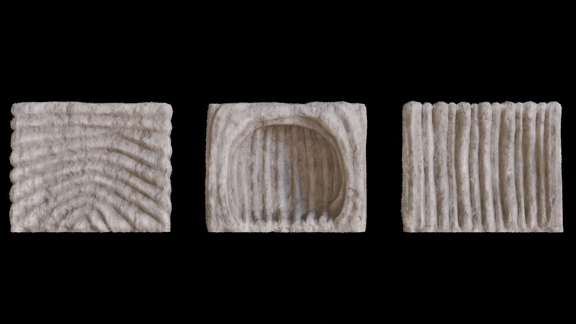 3D model Modular Dungeon Caves - Chambers Corridors 29 Pieces VR / AR ...