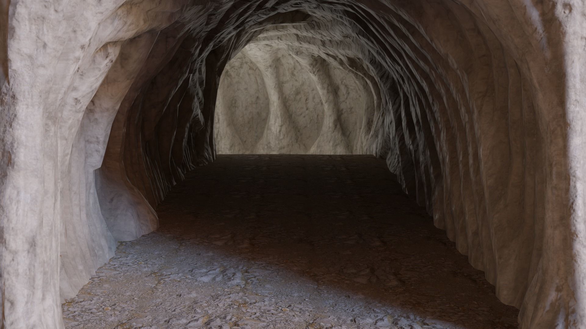 3D model Modular Dungeon Caves - Chambers Corridors 29 Pieces VR / AR ...