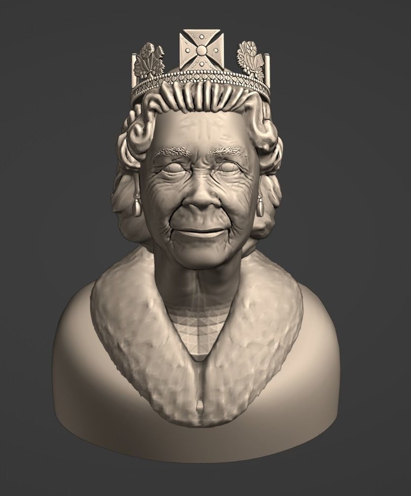 Free Elizabeth Bust free 3D model 3D printable | CGTrader