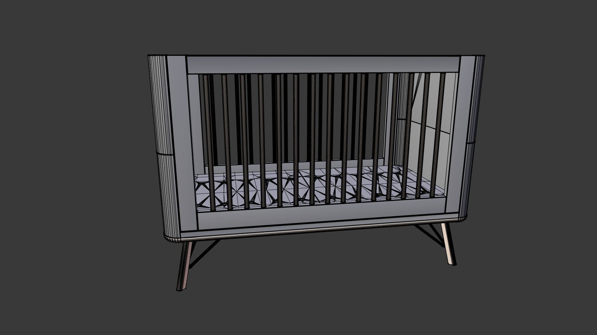Baby Crib 3D model | CGTrader