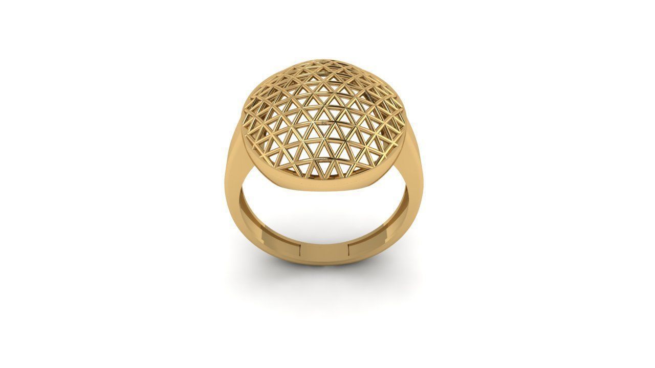 Gold ring 3D model 3D printable | CGTrader
