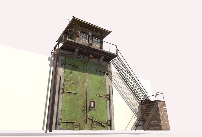 Old Prison Gate 3D model | CGTrader