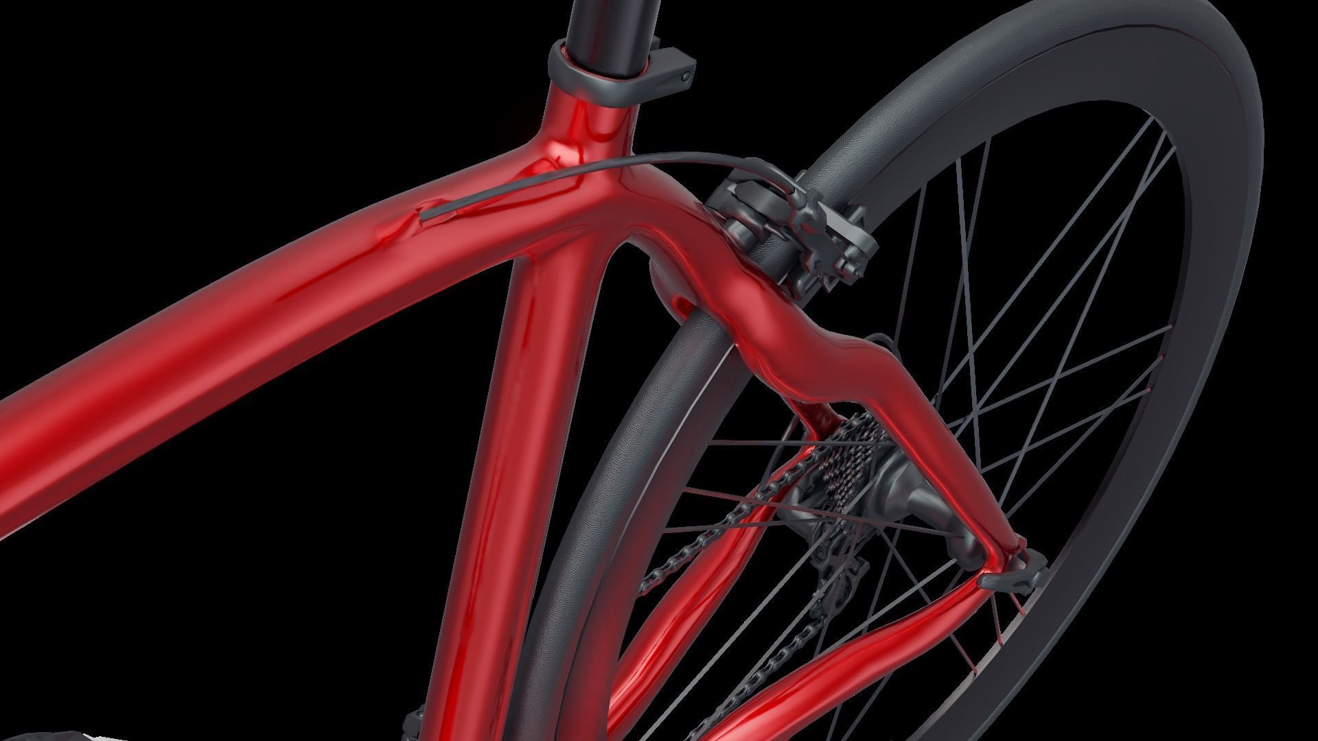 Generic Road Bicycle 3D model | CGTrader