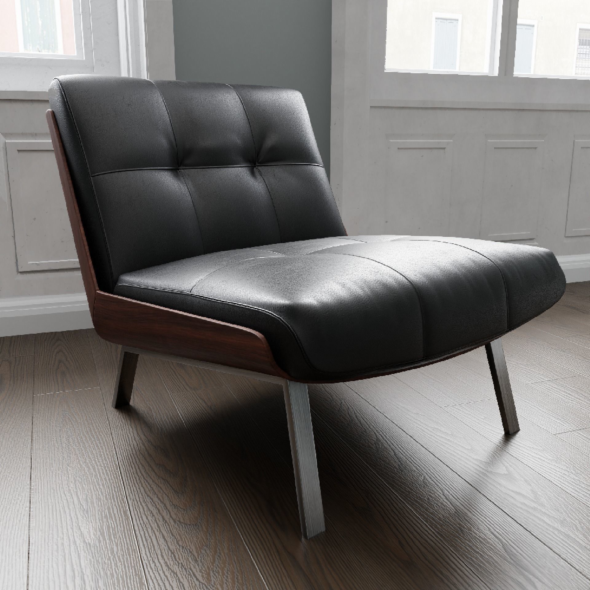 Daiki lounge chair 3D model | CGTrader