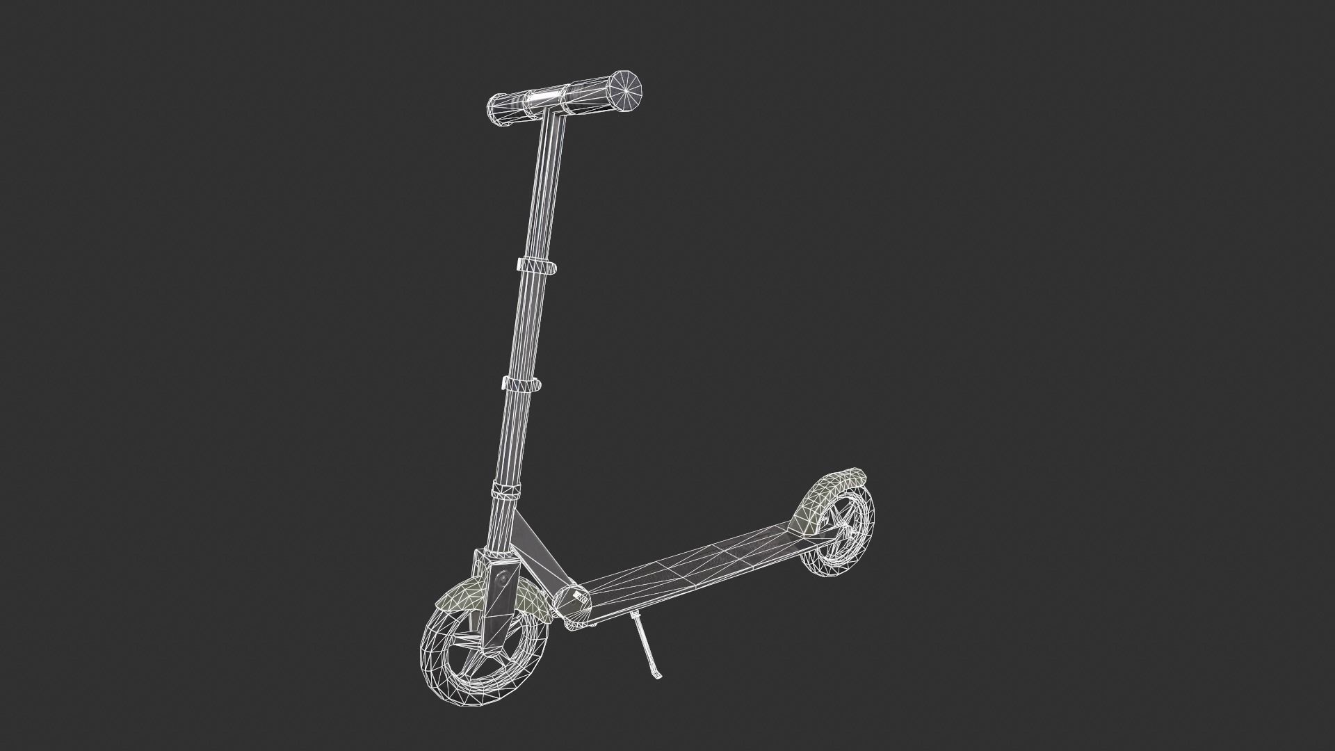 3D model Kick Scooter VR / AR / low-poly | CGTrader