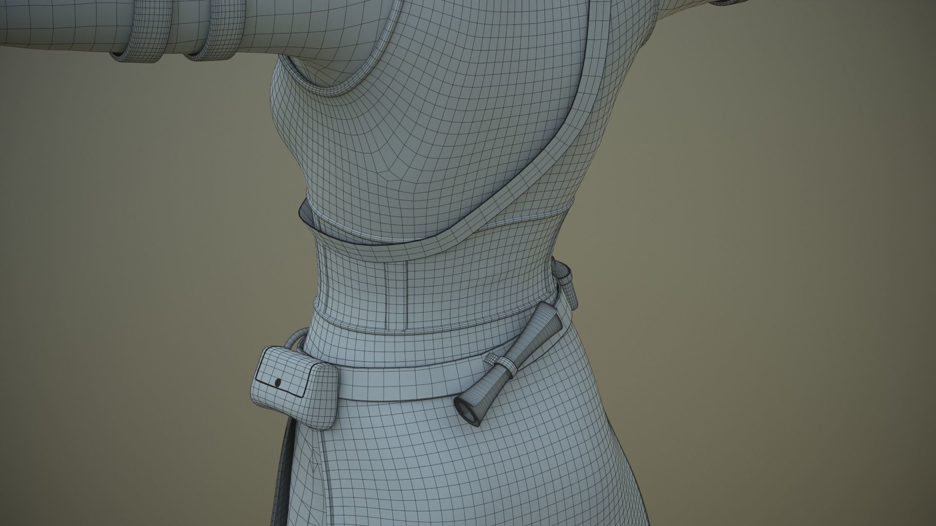 3D model Warrior Girl Spy VR / AR / low-poly | CGTrader
