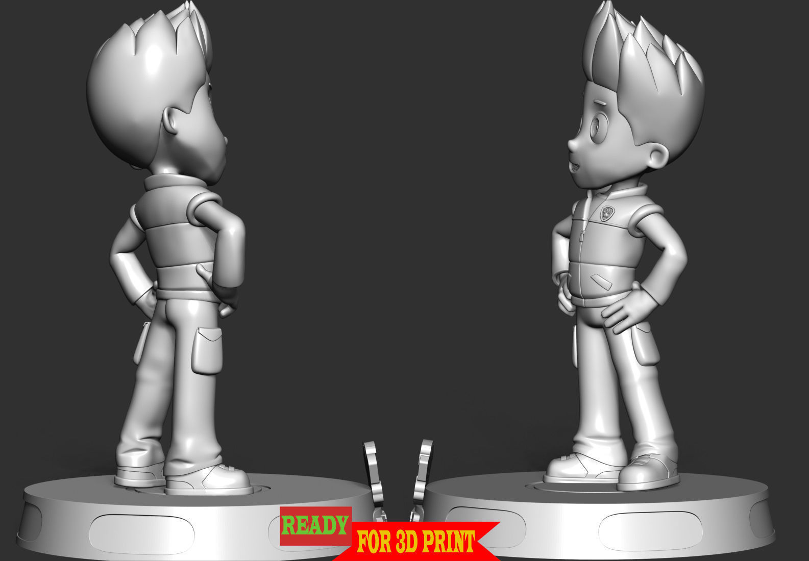 Ryder - Paw Patrol 3D model 3D printable | CGTrader