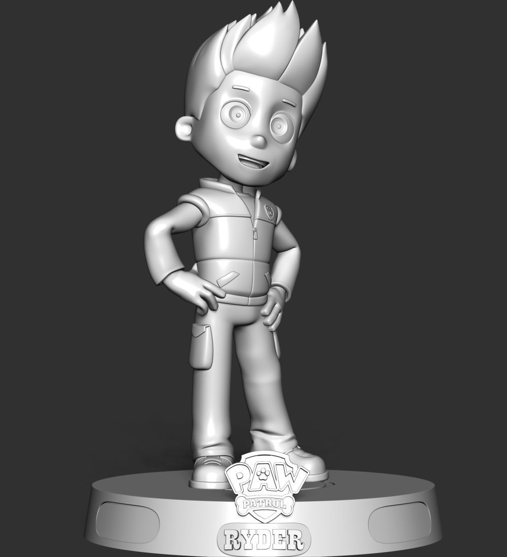 Ryder - Paw Patrol 3D model 3D printable | CGTrader