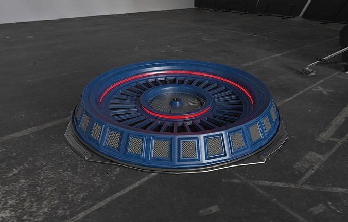 3D model Sci Fi Power Podium Stage VR / AR / low-poly | CGTrader