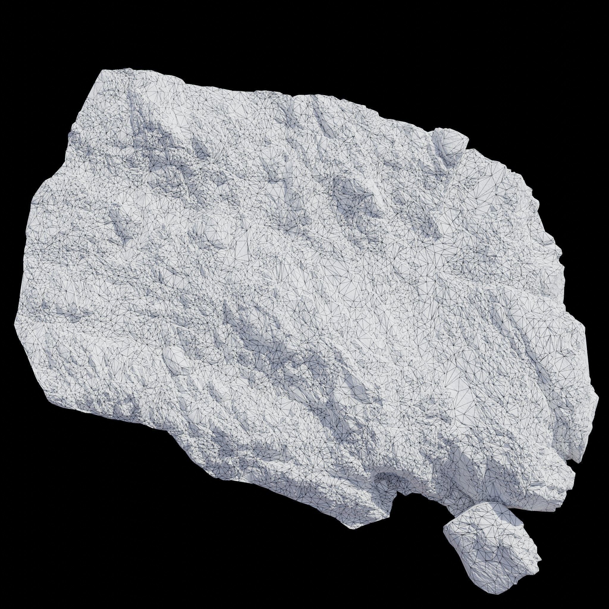 Ground Rocks Shore Coast PBR Scan free VR / AR / low-poly 3D model ...