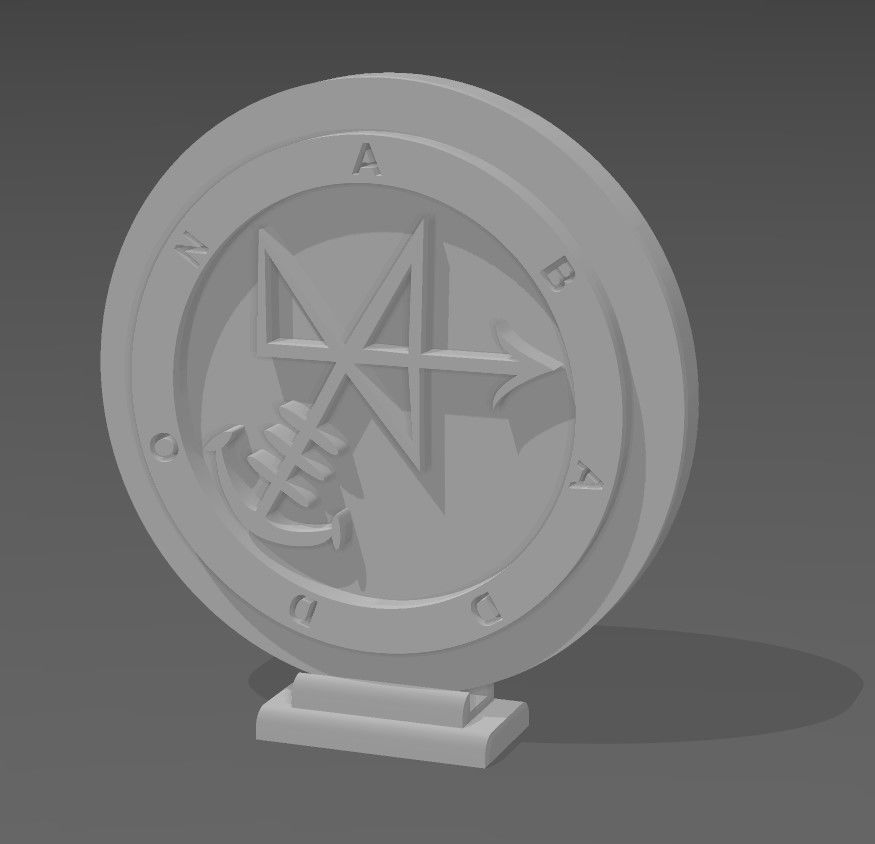 Sigil of Abaddon 3D model 3D printable | CGTrader