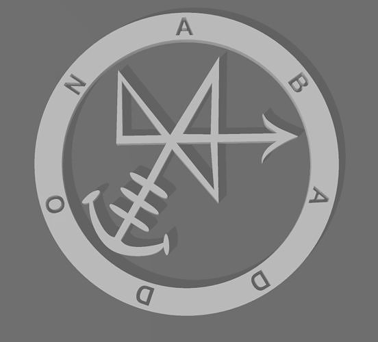 Sigil of Abaddon 3D model 3D printable | CGTrader