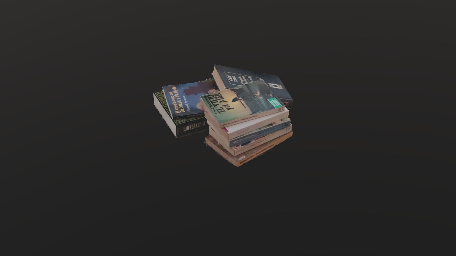 Pile of books 3D model | CGTrader