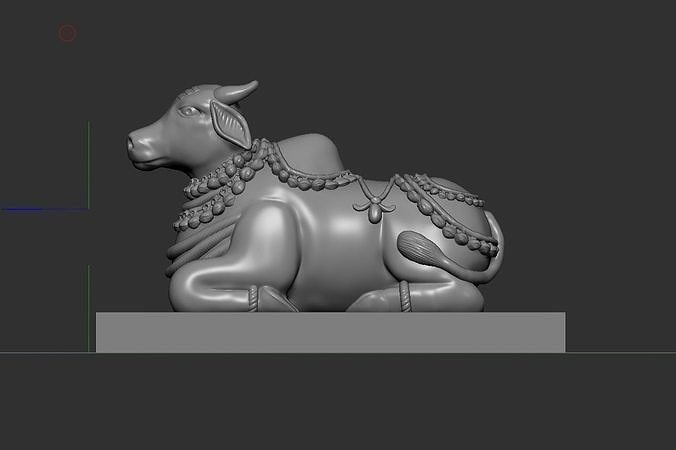 Nandi ji 3D model 3D printable | CGTrader