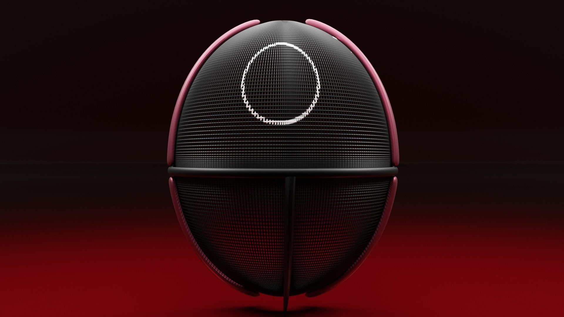 squid game mask 3D model | CGTrader