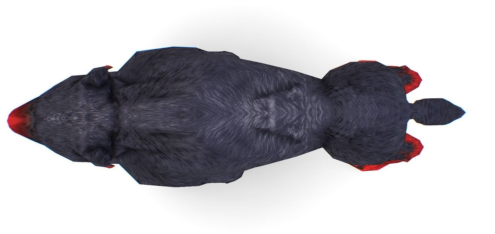 3D model LowPoly Monster Blind Wolf 3D Model VR / AR / low-poly | CGTrader