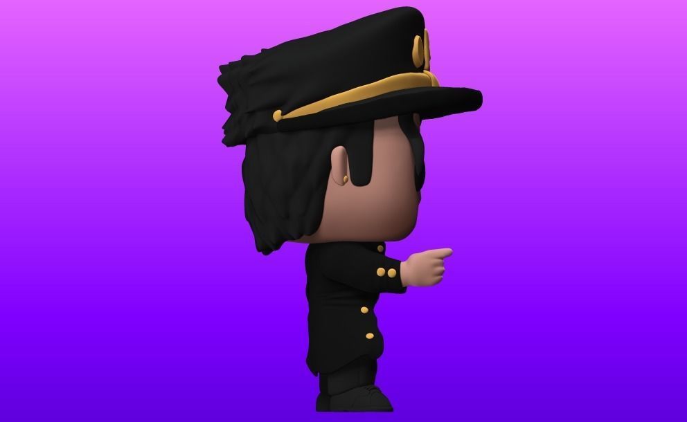Jotaro V2 Funko Pop 3D model 3D printable | CGTrader