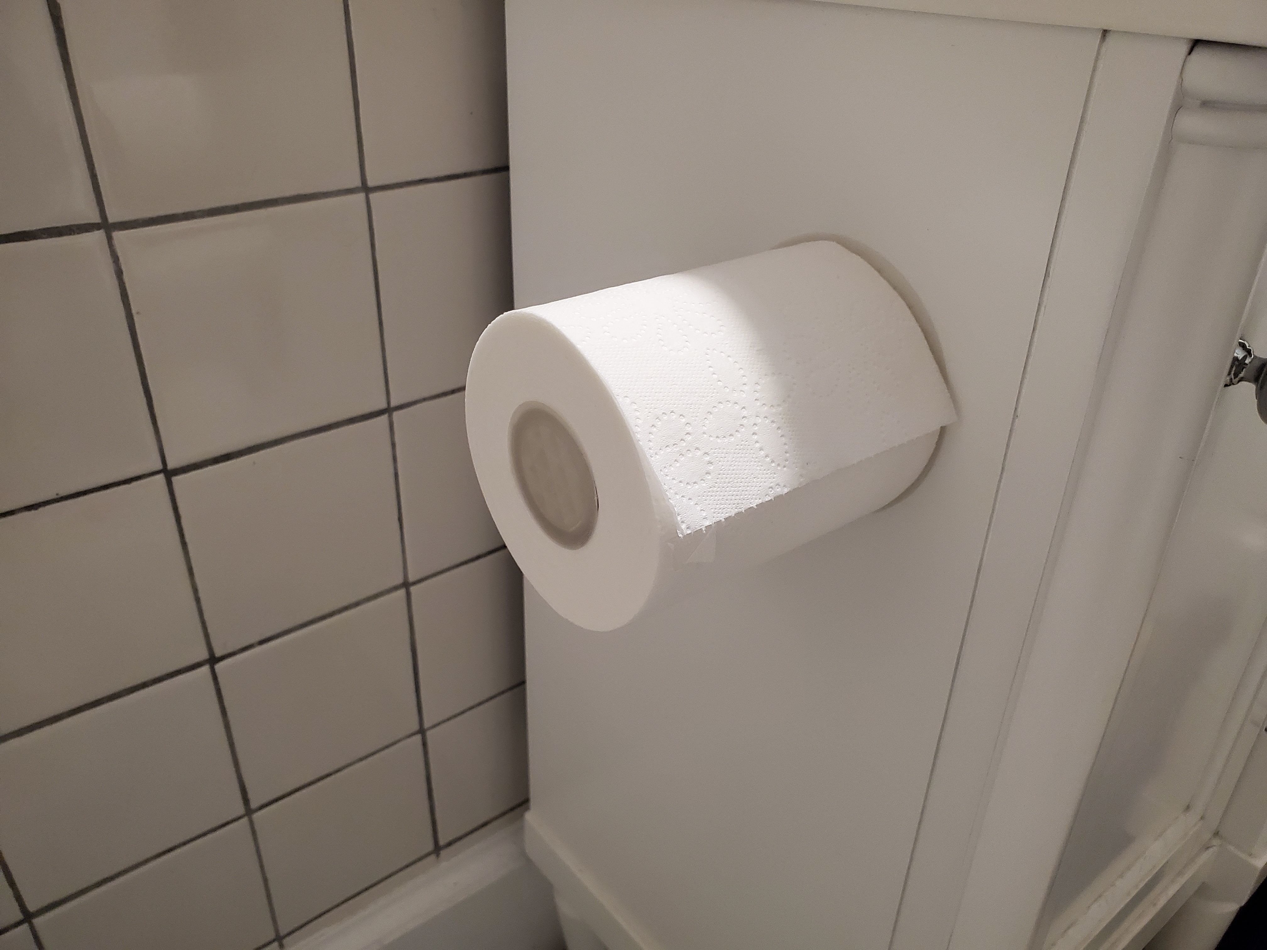 Minimalist toilet paper roll holder 3D model 3D printable | CGTrader
