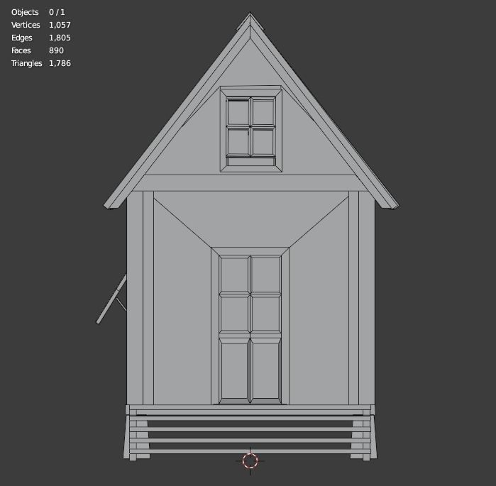 3D model Low Poly Wooden House VR / AR / low-poly | CGTrader
