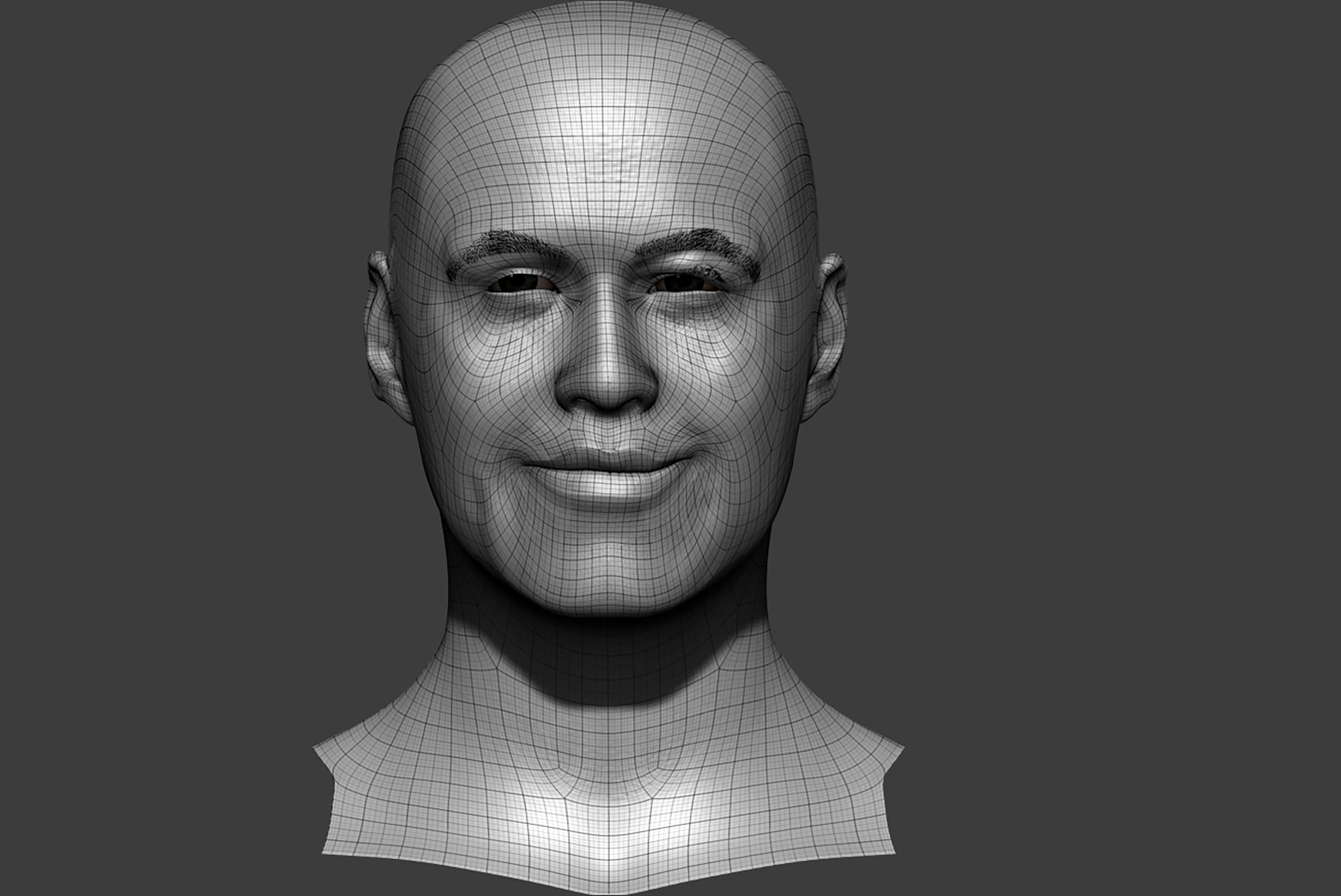 Billy Zane ZBrush 2 3D model only the head 3D model | CGTrader