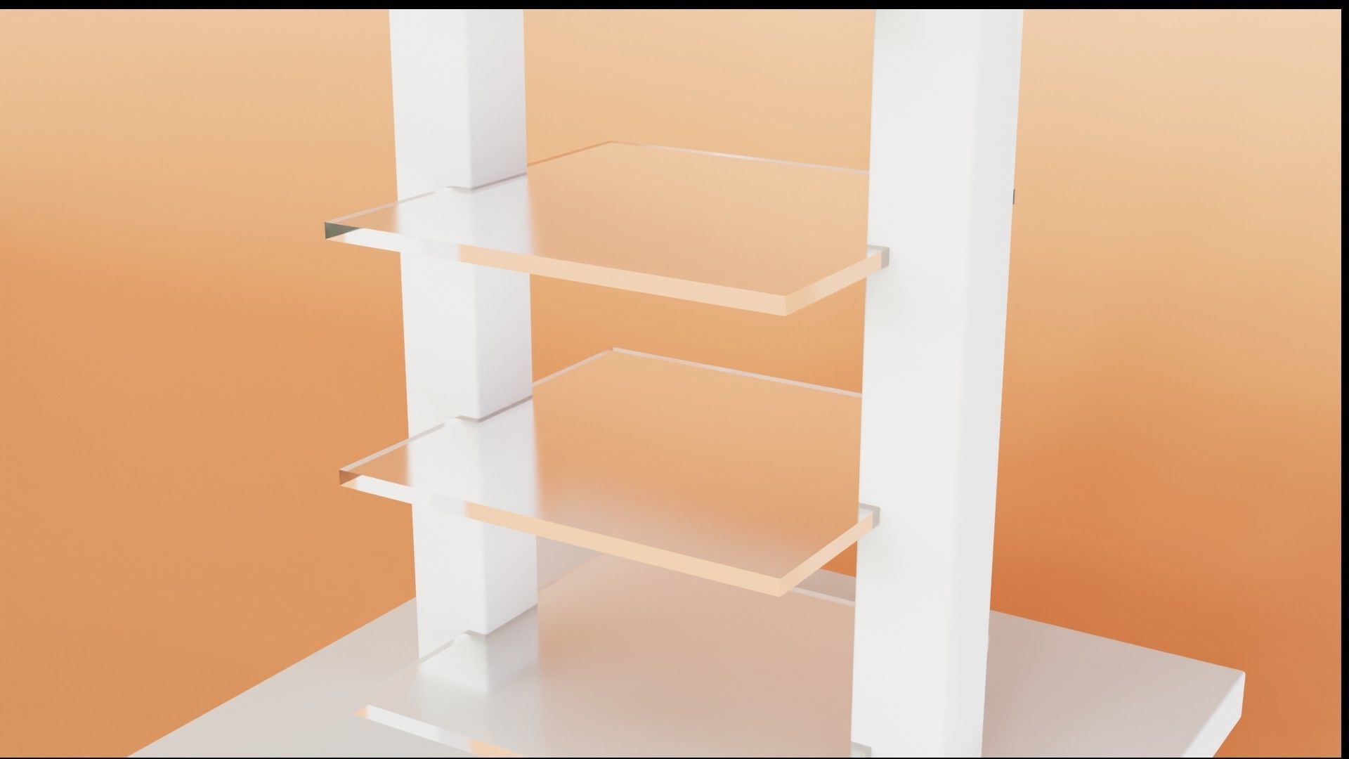 3d shelf design 3D model | CGTrader