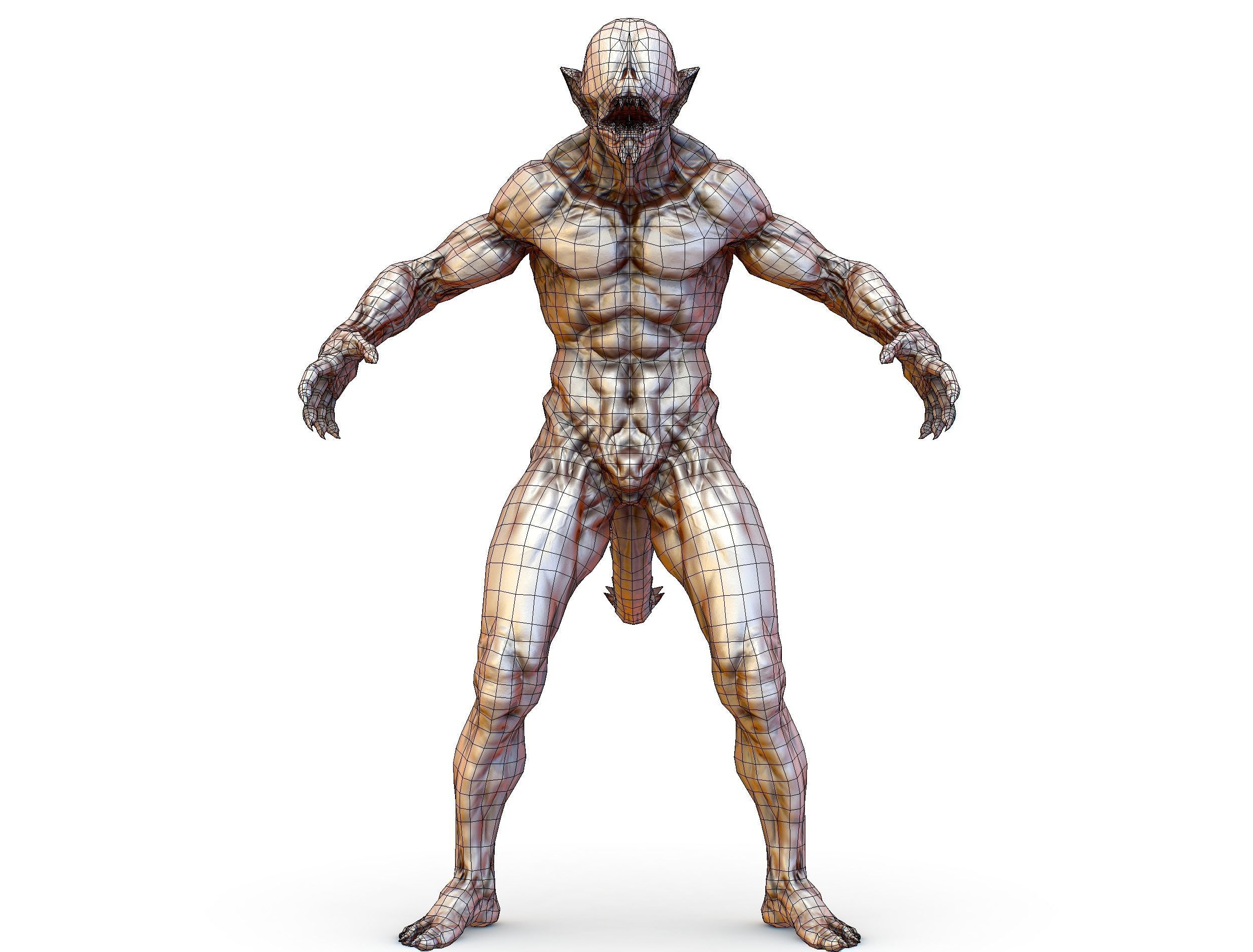 3D model LowPoly Monster Vampire IMP Succube VR / AR / low-poly | CGTrader