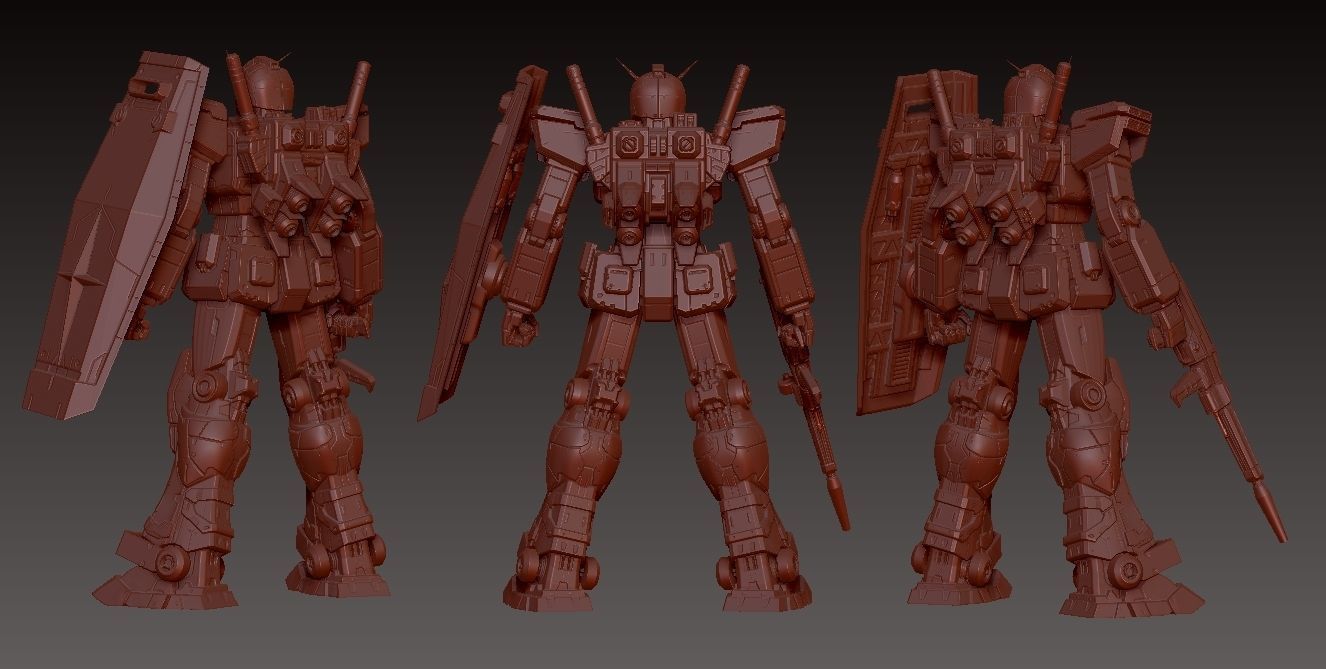 RX-78-2 Gundam 3D model 3D printable | CGTrader