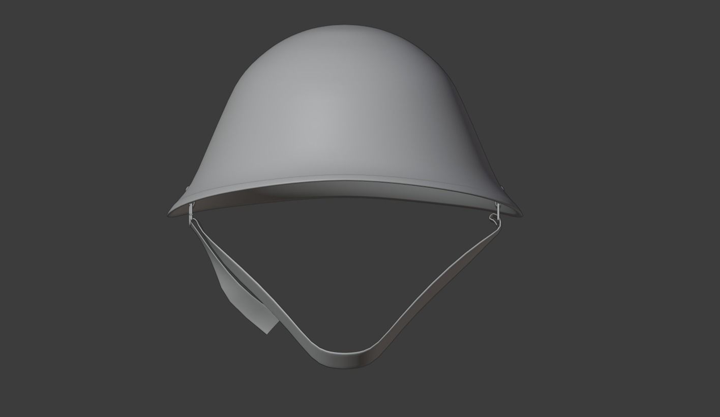 British P-1944 Turtle Mk V Steel Helmet 3D model | CGTrader