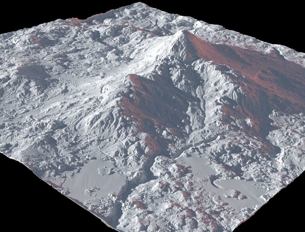 cinematic rocky terrain 4k 3D model | CGTrader