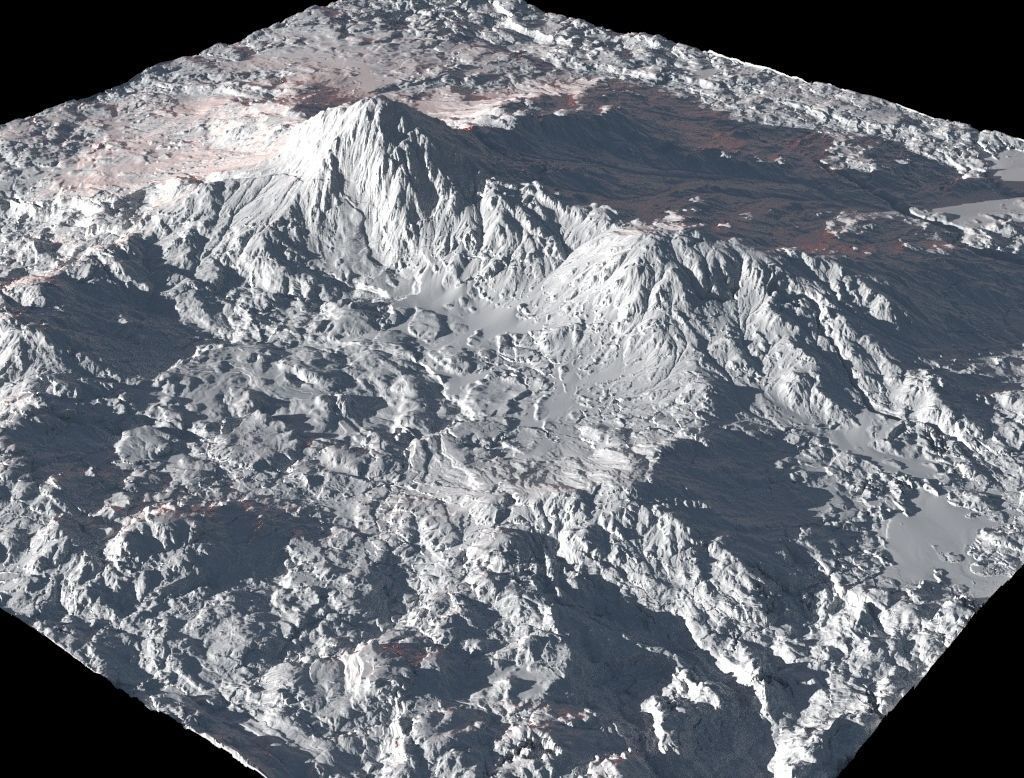 cinematic rocky terrain 4k 3D model | CGTrader