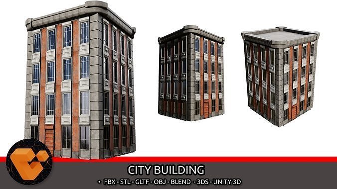 City building 3D model | CGTrader